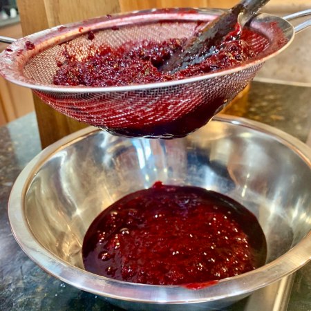 Baked Camembert with a Blackberry Basil Coulis - InstaGrandma's Kitchen