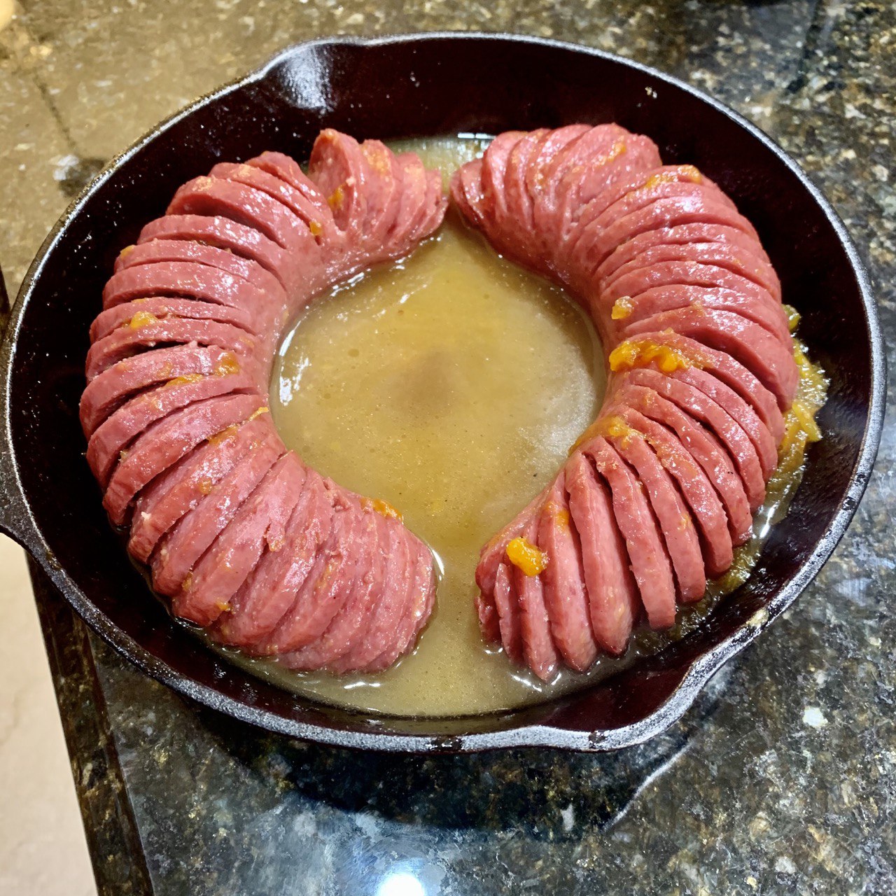 Hasselback Apricot Salami - InstaGrandma's Kitchen