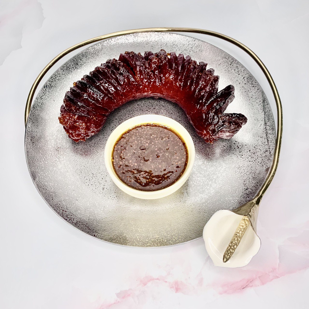 Hasselback Apricot Salami - InstaGrandma's Kitchen