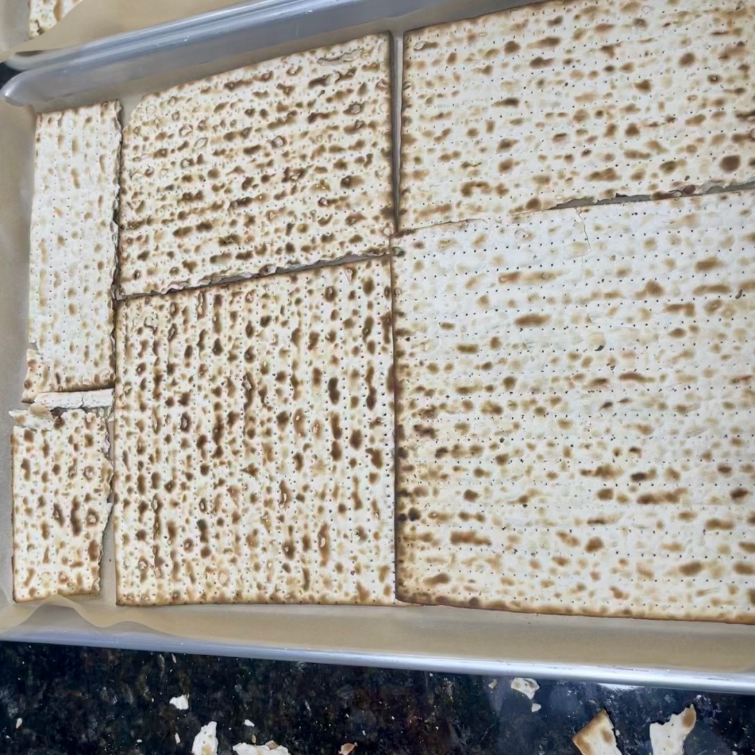 Salted Chocolate Matzah Toffee - InstaGrandma's Kitchen