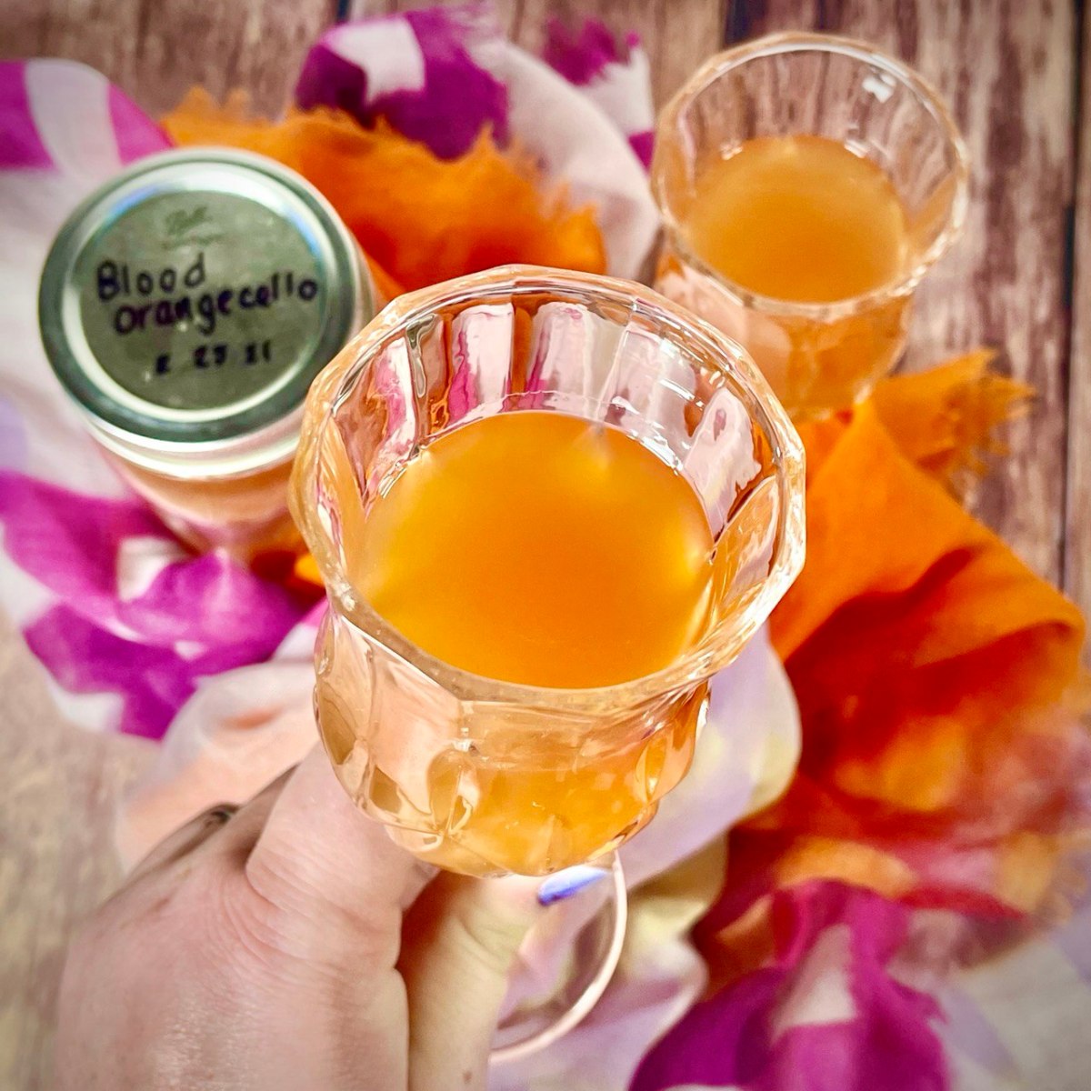 Blood Orangecello - InstaGrandma's Kitchen