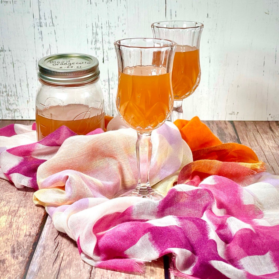 Blood Orangecello - InstaGrandma's Kitchen